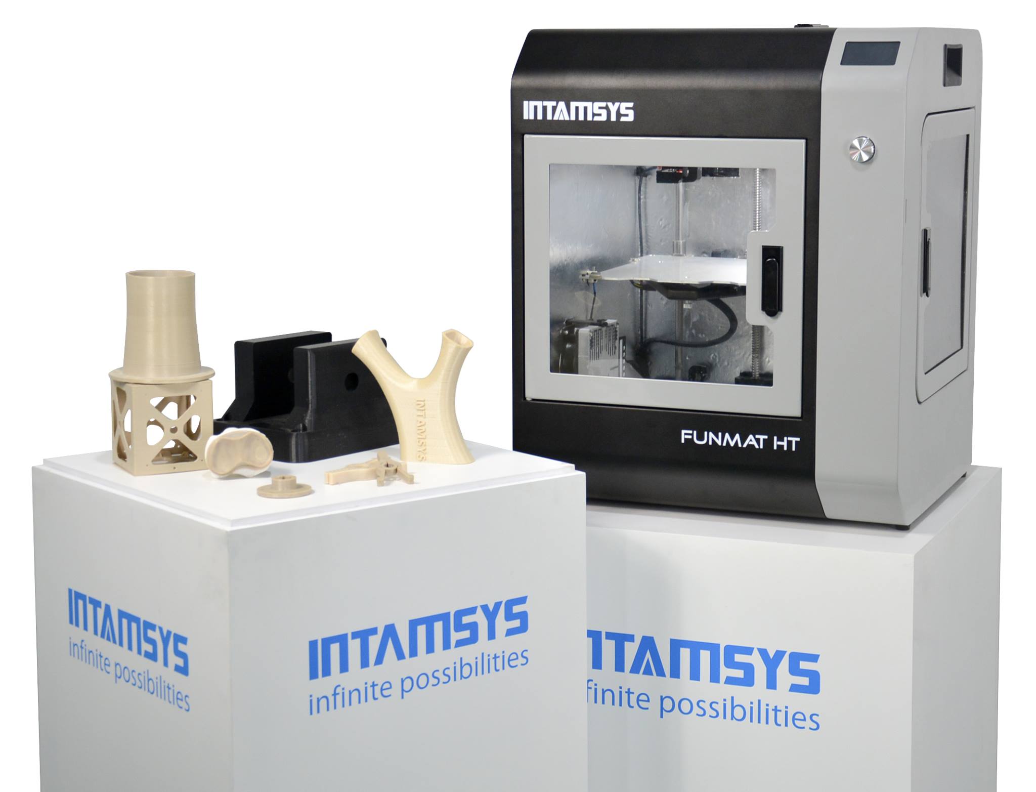 Imprimante 3D Intamsys FUNMAT HT : Calibration automatique - Support ...